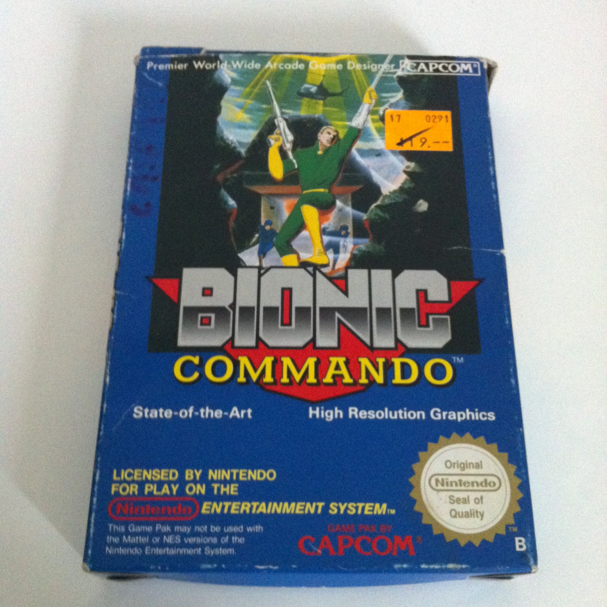 JEU NINTENDO NES BIONIC COMMANDO - Boutique Univers Vintage